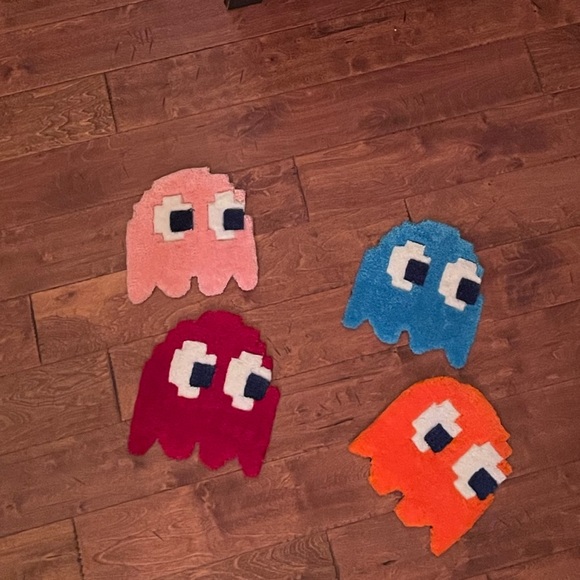 Other | Custom Tufted Pac Man Rugs | Poshmark